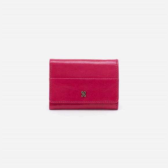HOBO | Bags | New Hobo Womens Jill Mini Trifold Wallet In Fuchsia ...